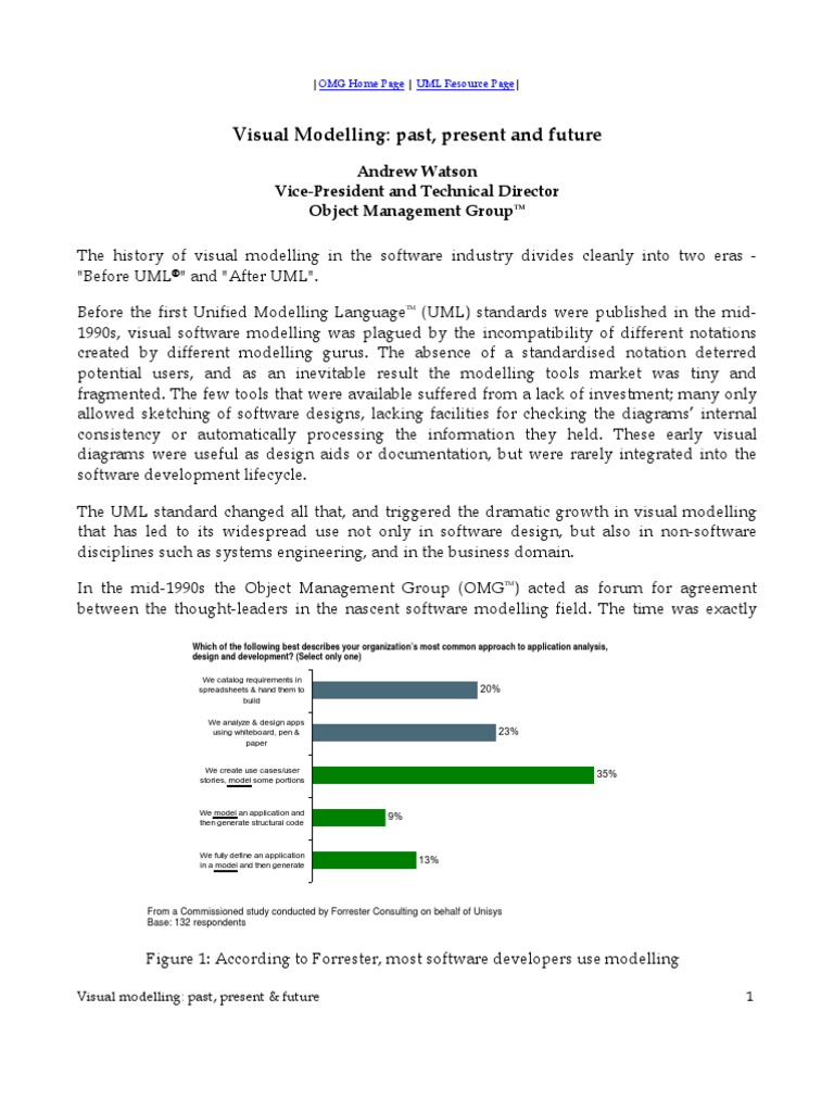 Visual Modeling | PDF | Object Management Group | Unified Modeling Language