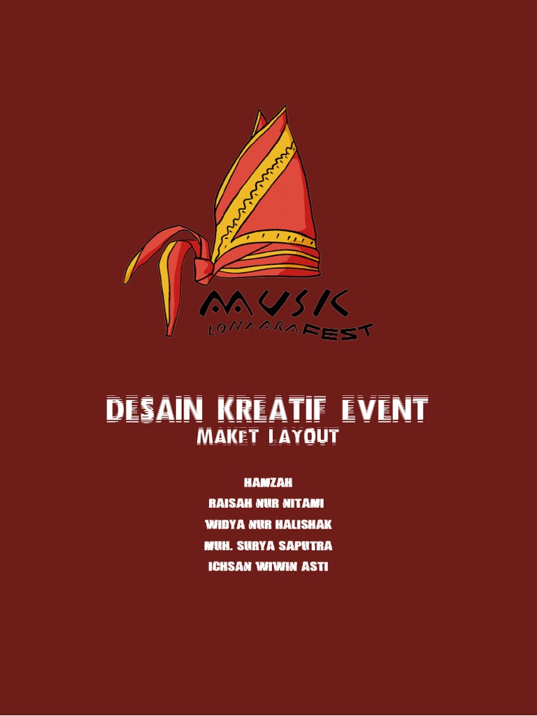 Desain Kreatif Event: Maket Layout | PDF
