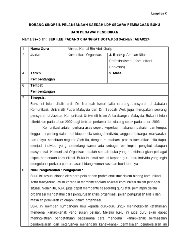 Baca Buku Kamal 2 2022 SPLG | PDF | Karier & Perkembangan