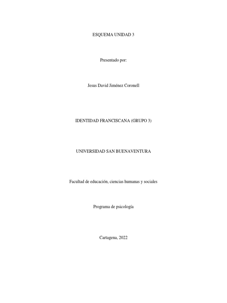 Esquema Unidad 3 Pdf