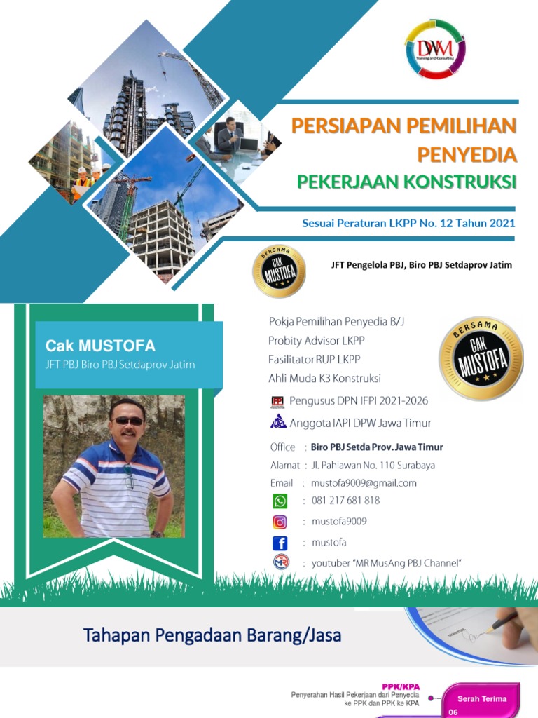 Materi Persiapan Pemilihan PK - Mustofa | PDF