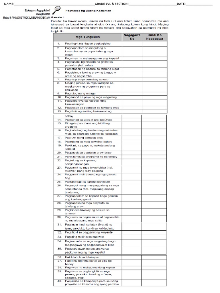 Esp Q1 M4 Activity | PDF