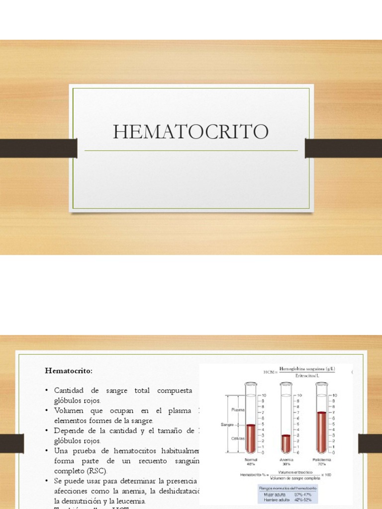 HEMATOCRITO | PDF