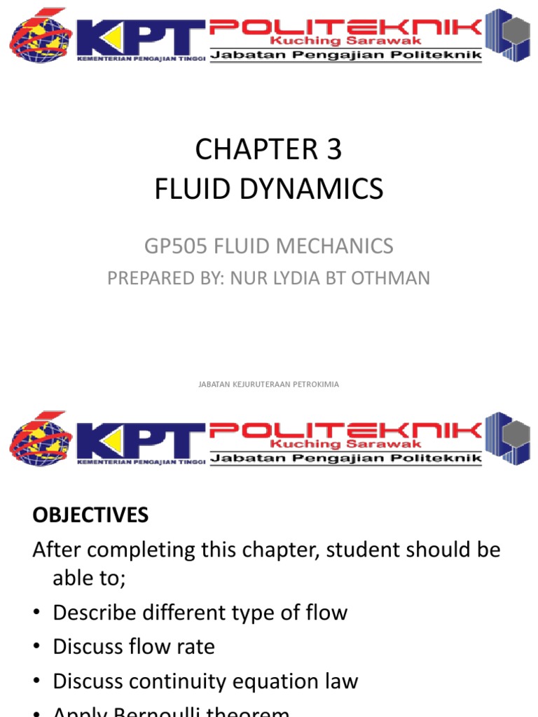 CHAPTER 3 - Power Point | PDF | Flow Measurement | Fluid Dynamics