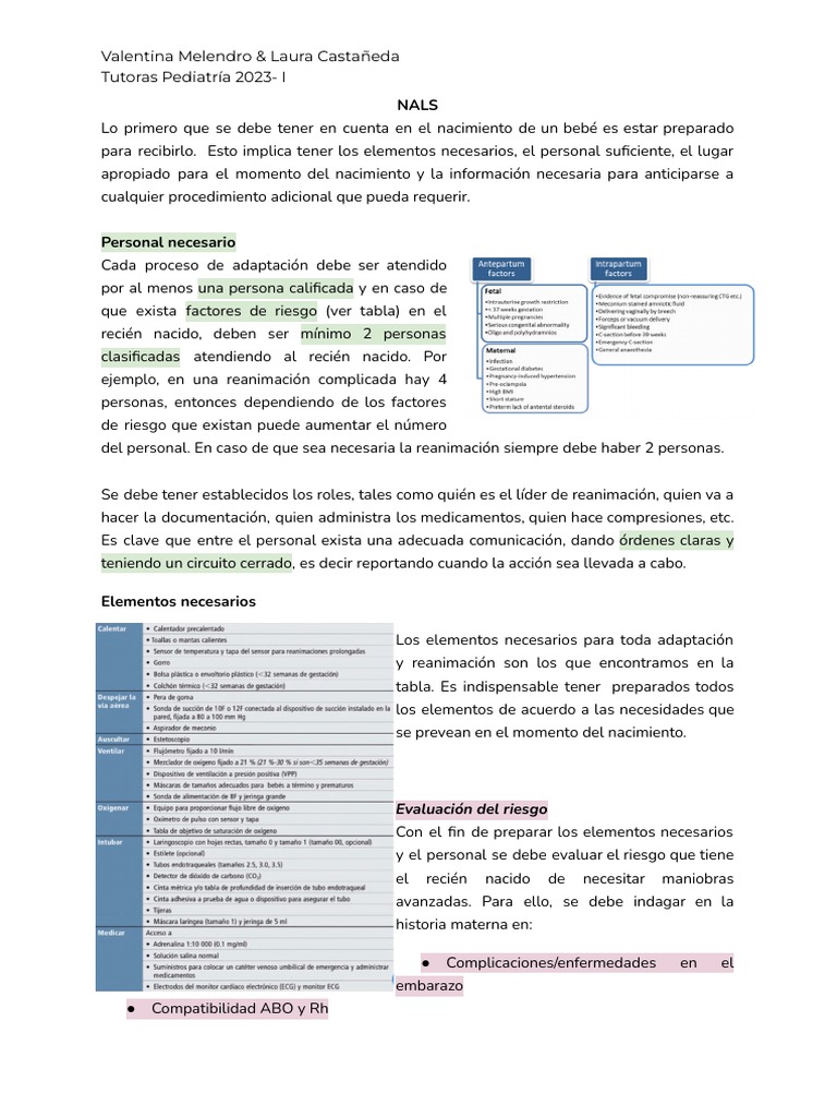 Nals | PDF | Reanimación cardiopulmonar | Gases