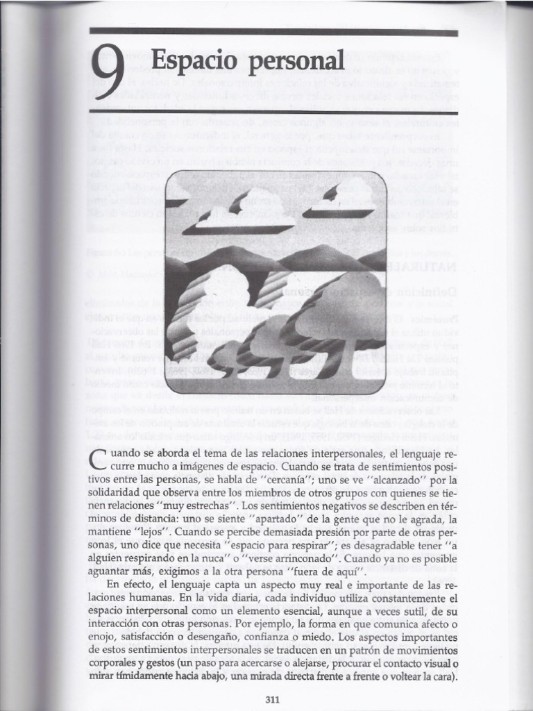 Holahan - Cap 9 - Espacio Personal | PDF
