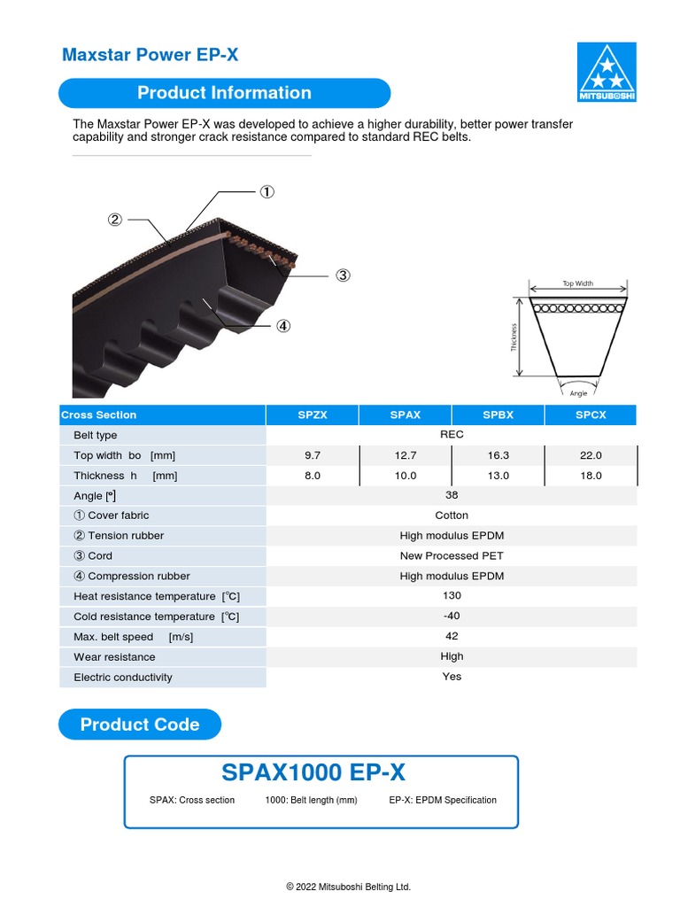 TechnicalDatasheet Maxstar Power EP-X | PDF