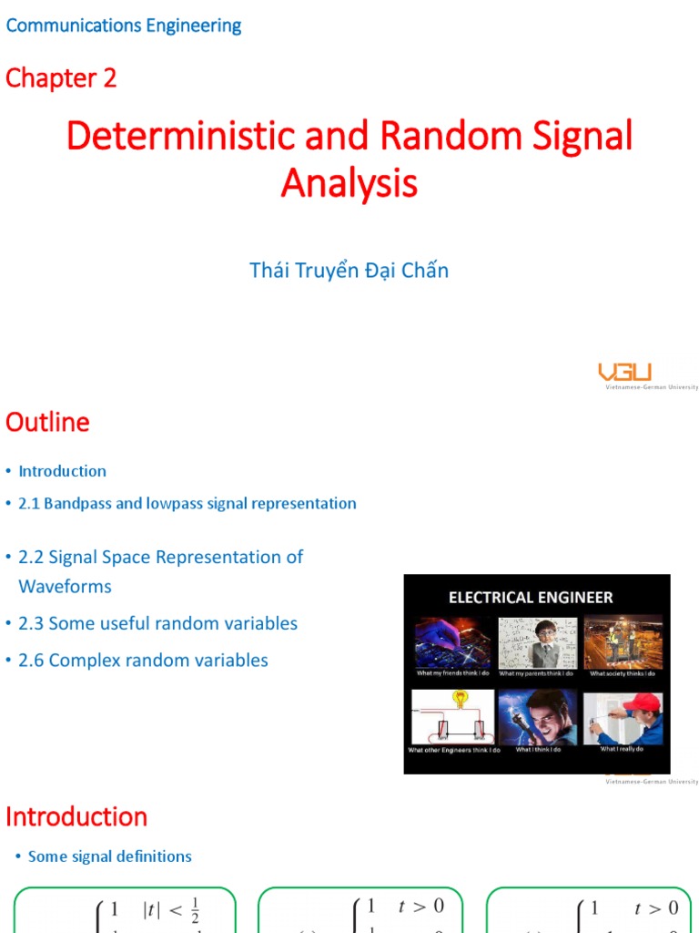 Signal Analysis: Deterministic vs Random | PDF | Vector Space ...