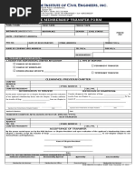 UAP Membership Transfer Form | PDF | Government | Government Information