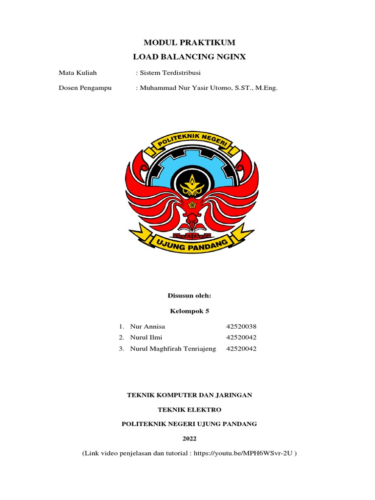 Modul Praktikum Load Balancing Nginx | PDF | Sains & Matematika | Teknologi & Rekayasa