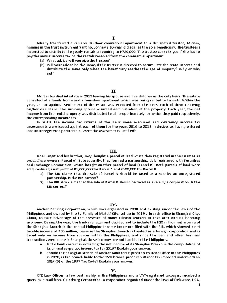 Pro Indiviso Owners (Parcel A) - Subsequently, They Formed A ...