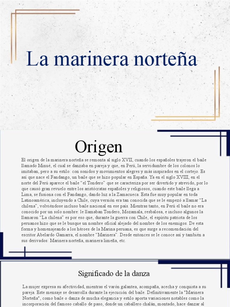 La Marinera Norteña | PDF | Bailes | Ropa