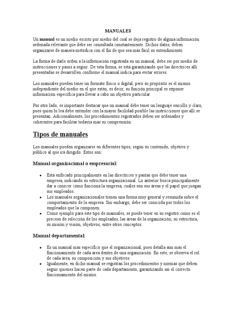 MANUALES | PDF