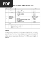 STRONGkids Nutritional Risk Screening Tool | PDF | Nutrition | Diet ...