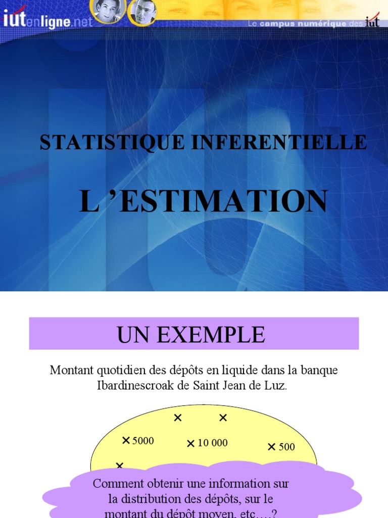 Estimation Iutenligne | PDF | Intervalle de confiance | Estimateur (statistique)