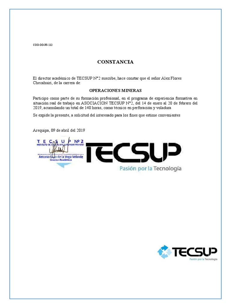 TECSUP | PDF