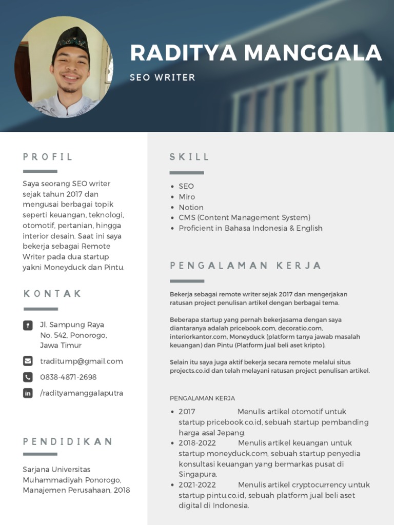 Raditya Manggala Putra | PDF Raditya Manggala Putra | PDF