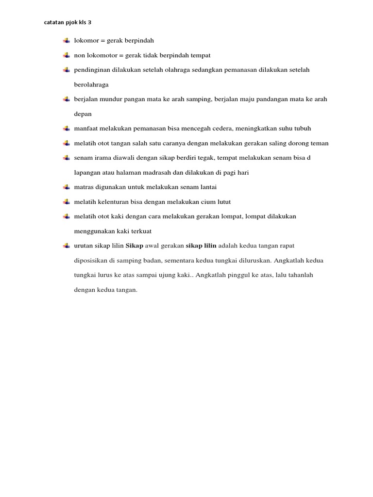 Catatan Kls 3 | PDF
