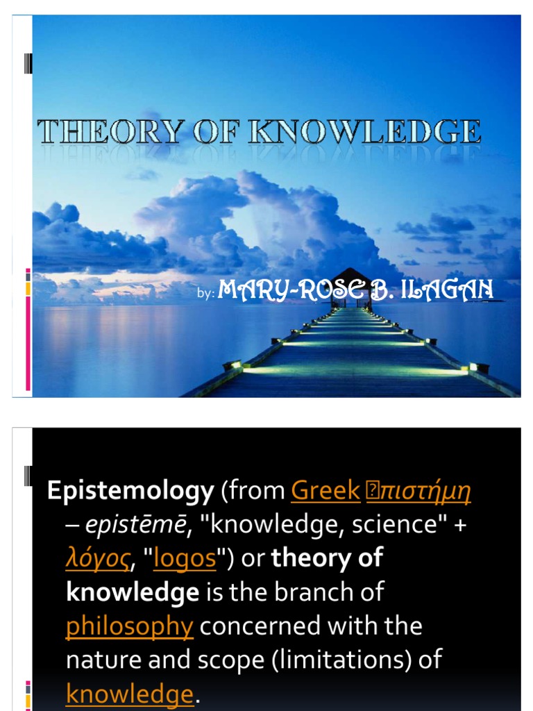 Theory of Knowledge | PDF