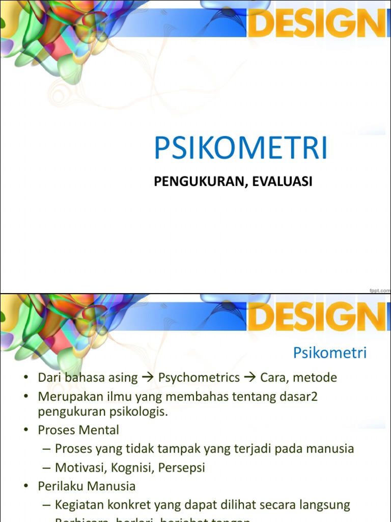 Pengukuran, Evaluasi Dan Tingkat Hasil Pengukuran | PDF