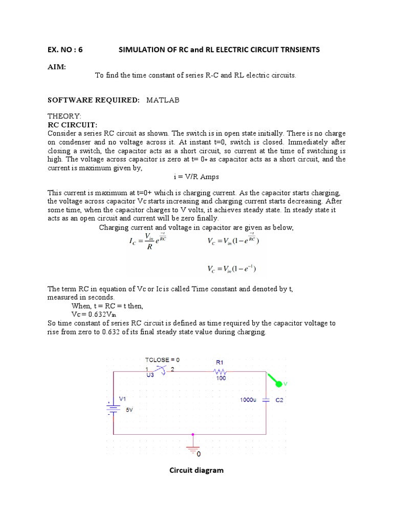 Circuit Theory Lab | PDF | Electrical Network | Capacitor