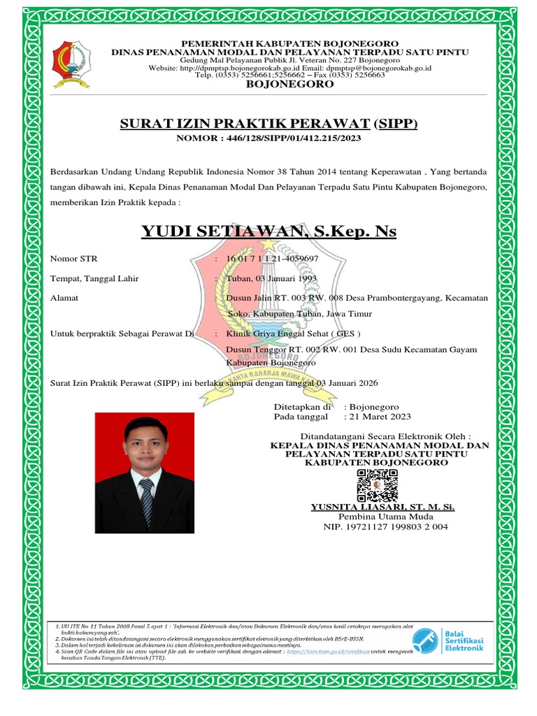 Yudi Setiawan, S.kep. Ns | PDF