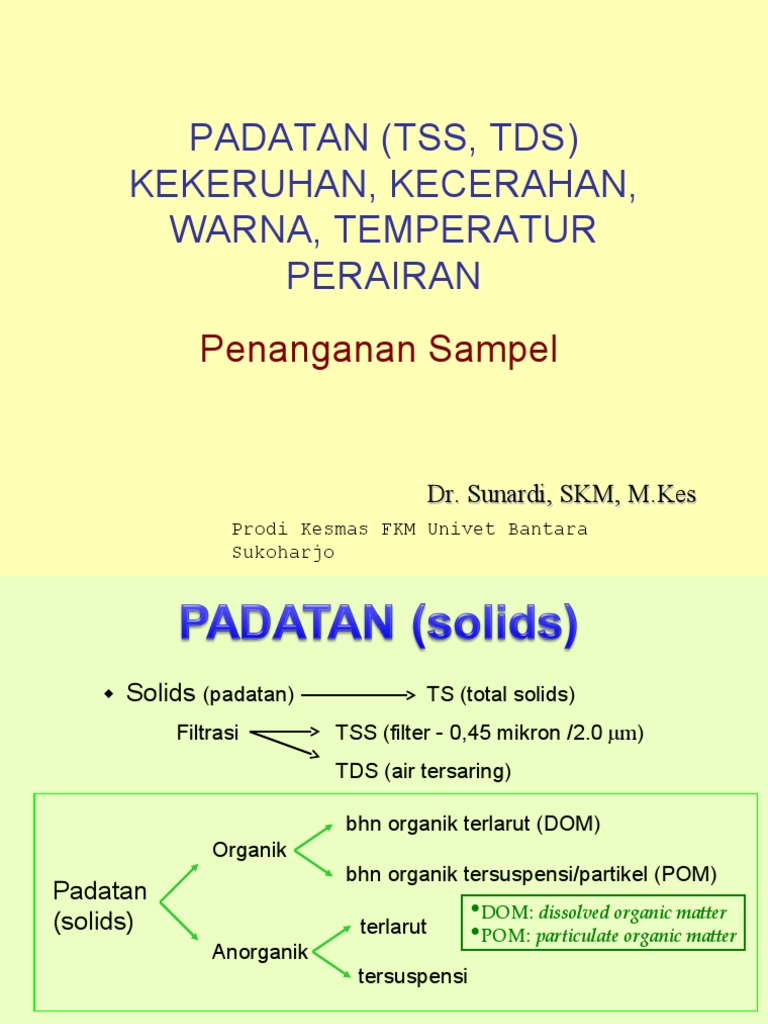 kekeruhan-tss-kecerahan-warna | PDF