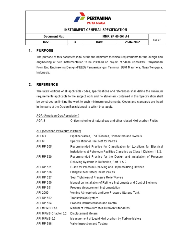 Pages From MMR-SP-60-001-A4 - Rev3 - Instrument General Specification ...