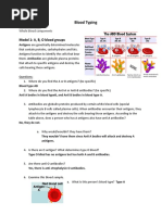The Blood Typing Game Directions | PDF | Blood Type | Diseases And ...