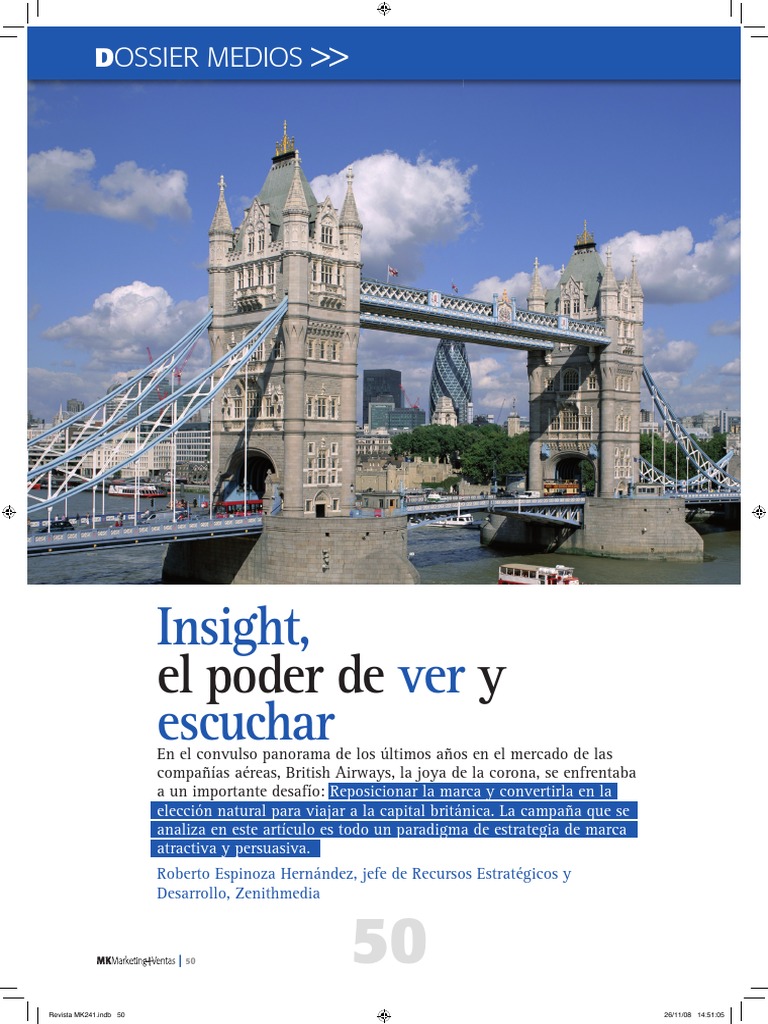 Insight El Poder de Ver y Escuchar | PDF | Marca | Londres