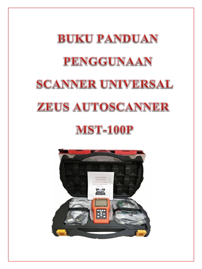 Tutorial Cara Penggunaan Scanner MST-100P | PDF
