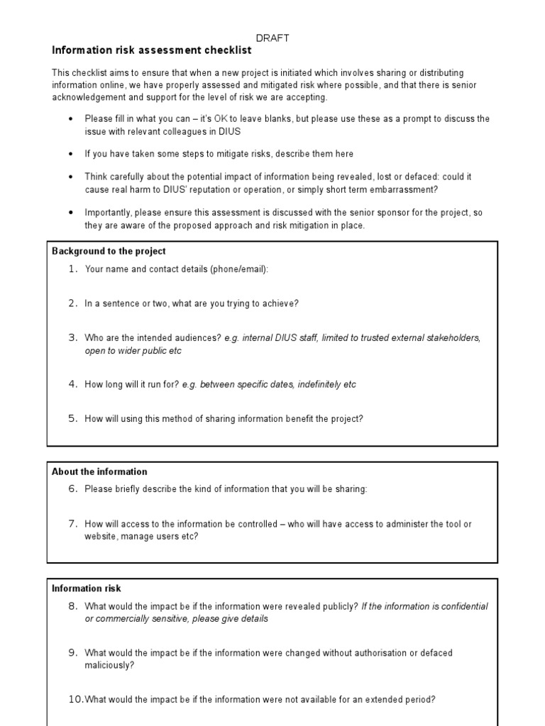Risk Assessment For Social Media v2 | PDF | Risk | Risk Assessment