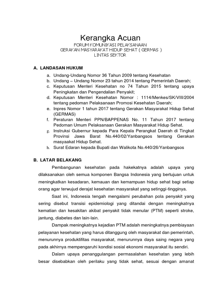 KAK Forkom GERMAS | PDF