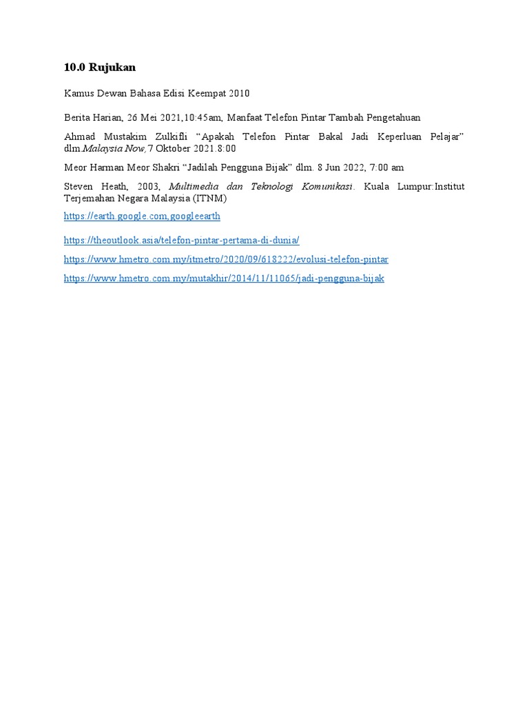 Contoh Rujukan | PDF
