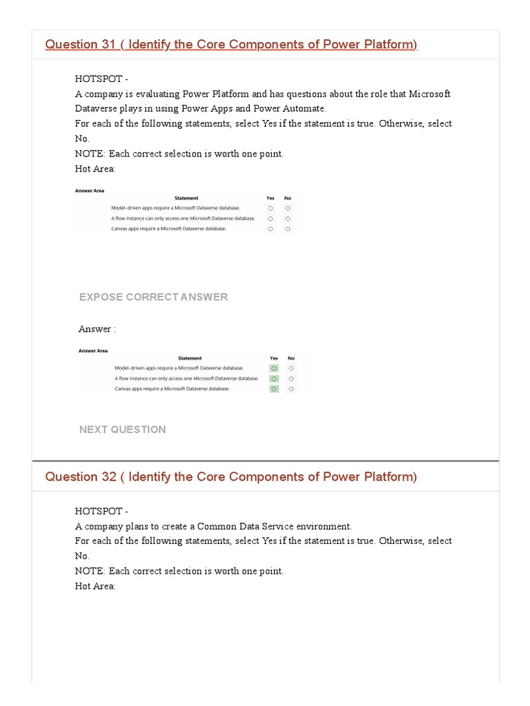 Microsoft PL-900 Exam - Questions and Answers - CertLibrary - Com-Pg4 | Download Free PDF ...