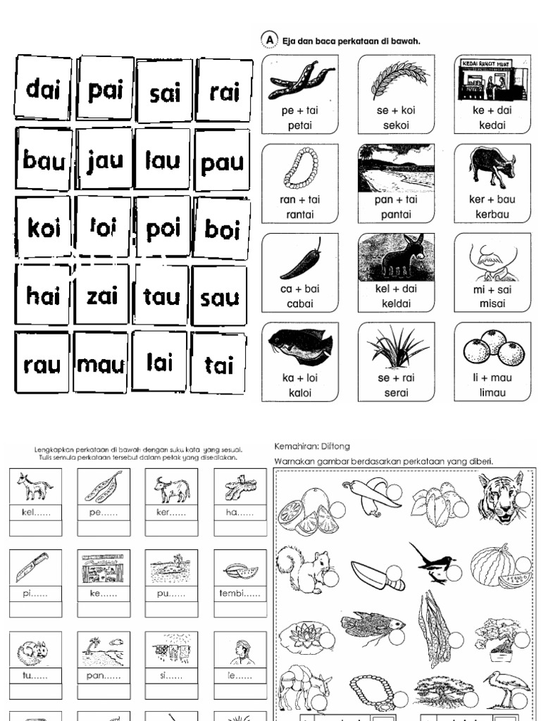 Latihan Diftong | PDF
