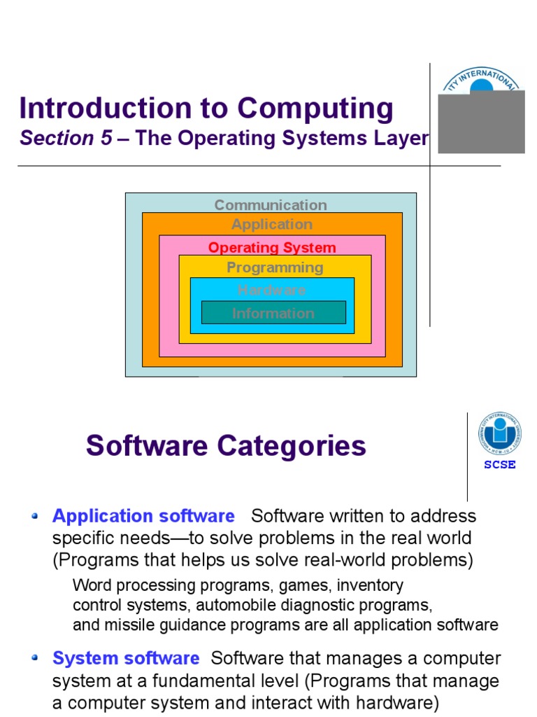 Session 5 The Operating Systems Layer Pdf Process Computing Operating System 
