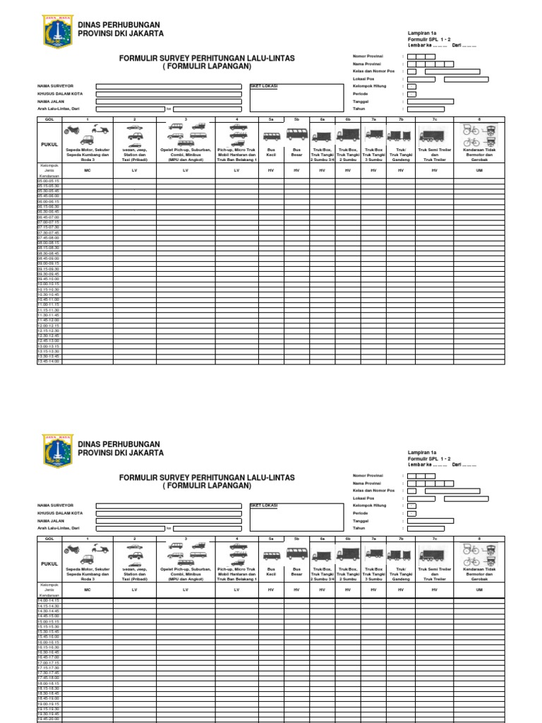 Form Survei LHR | PDF