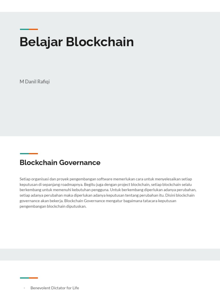Belajar Blockchain | PDF