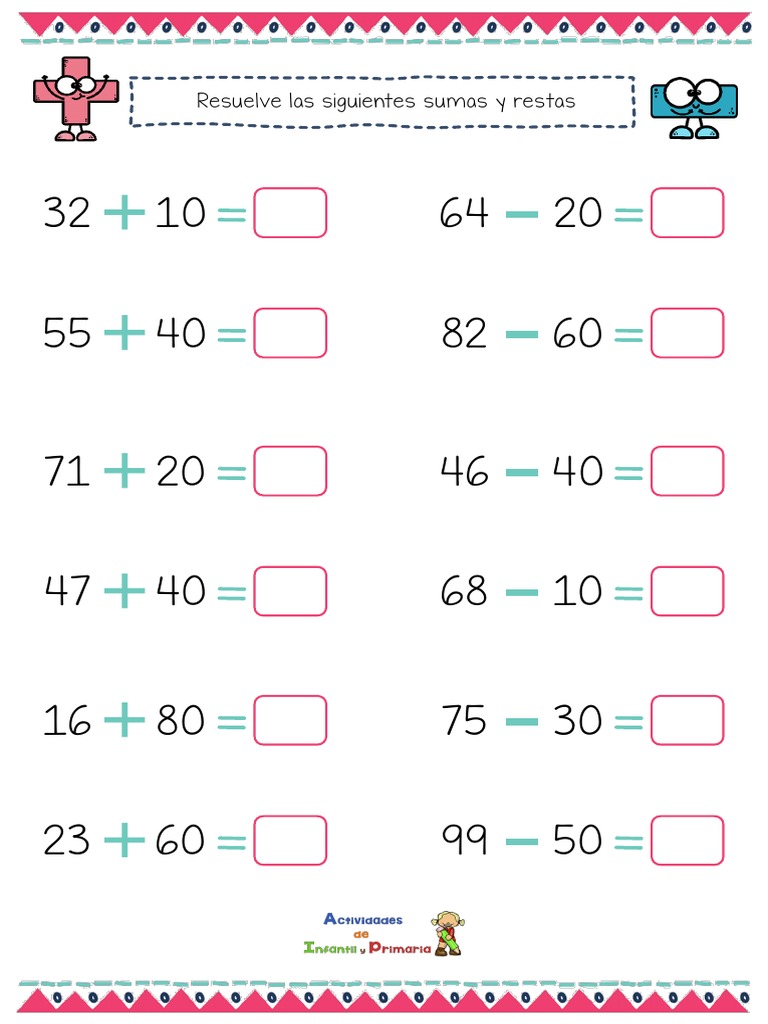 Sumas y Restas Con El Numero 0 | PDF