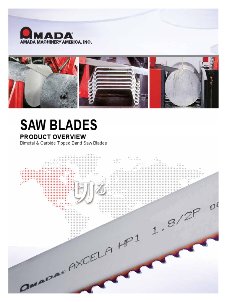 Saw Blades: Product Overview | PDF | Blade | Steel