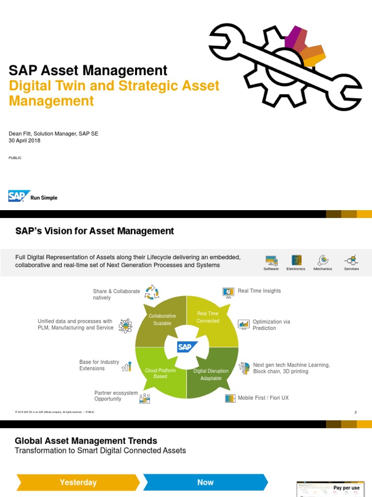 SAP Asset Management | PDF | Reliability Engineering | Internet Of Things