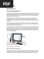 Method Statement For Pile Integrity Test Procedure | PDF | Engineering ...