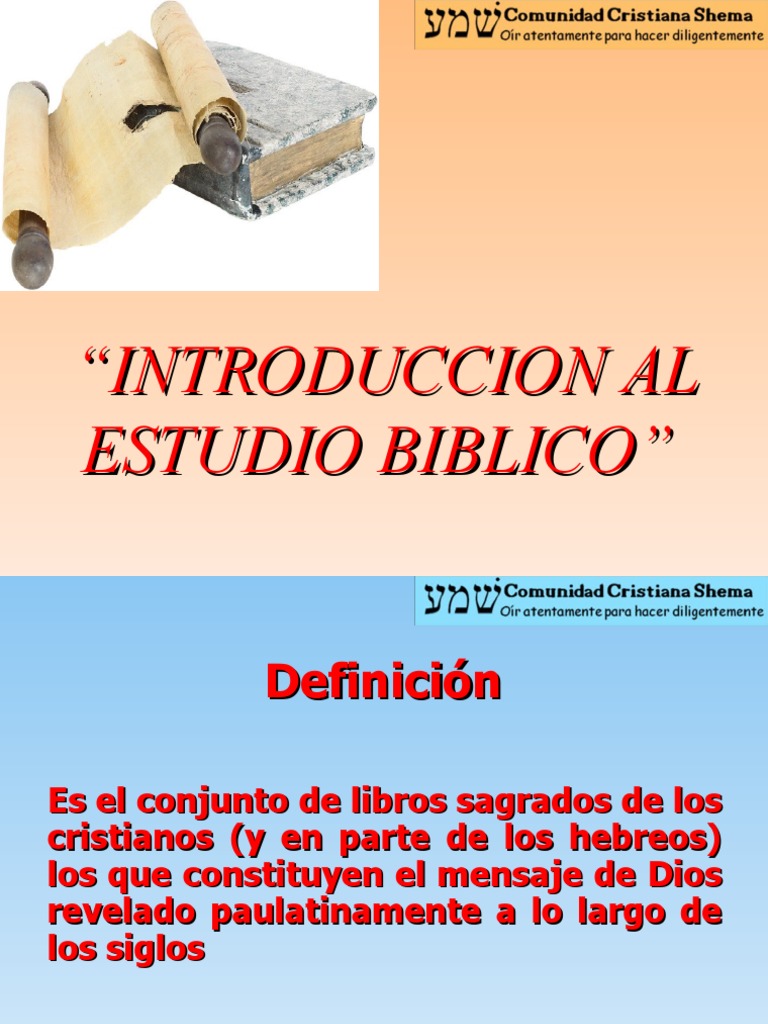 Introducción Al Estudio Bíblico | Descargar gratis PDF | Biblia | Mito de la inundación