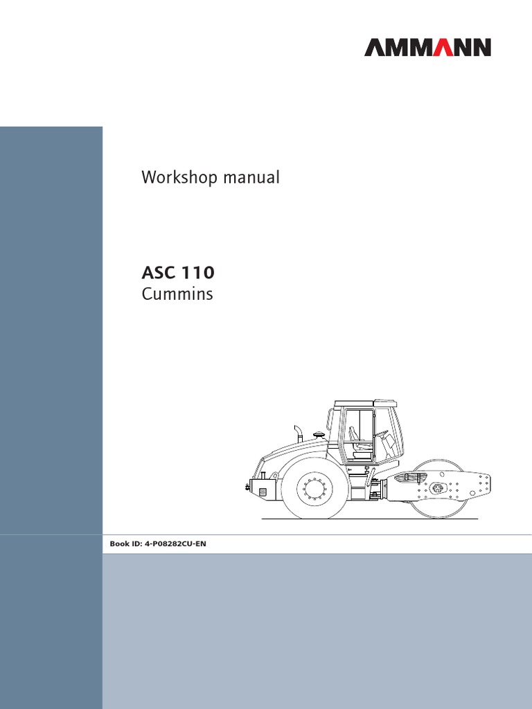 Ammann Asc 110 Workshop Manual | PDF