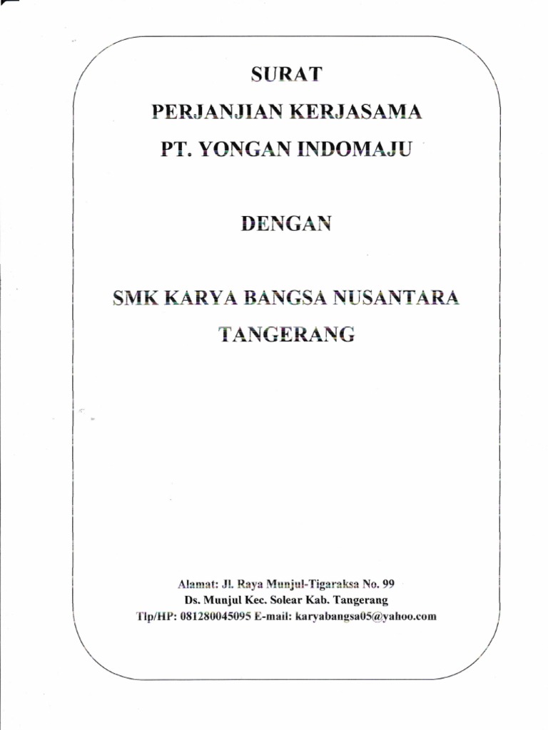 Mou 2 SMK KABANUS | PDF