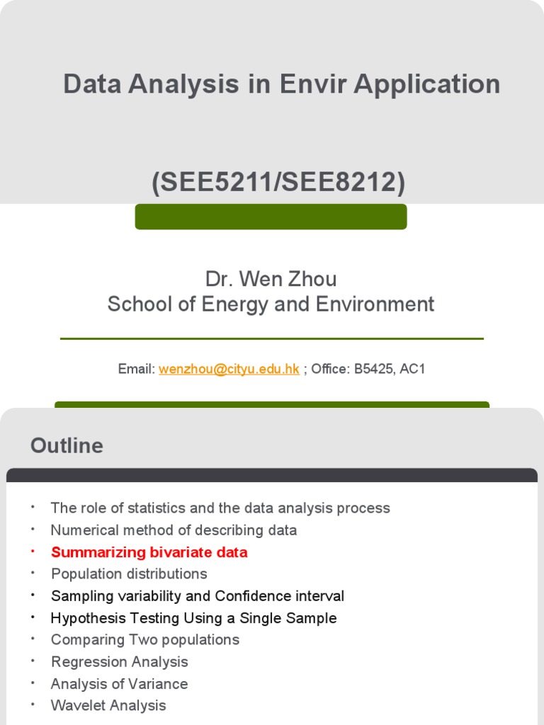 SEE5211 Chapter3-P2017 | PDF | Regression Analysis | Errors And Residuals