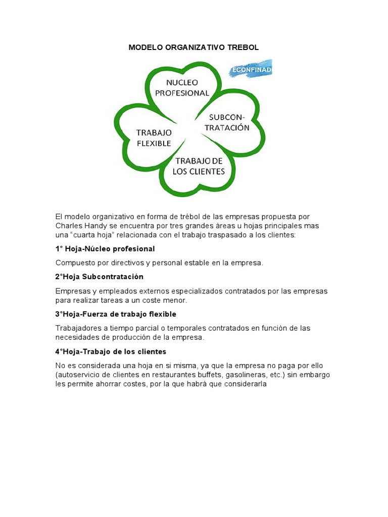 Modelo Organizativo Treboll | PDF