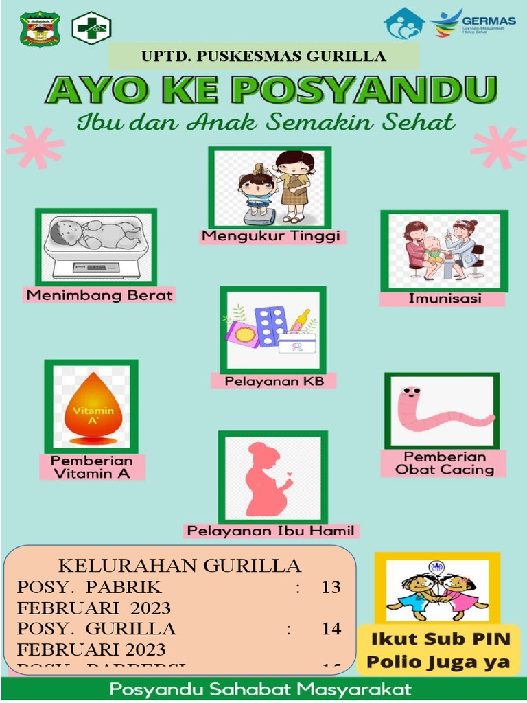 Brosur Posyandu Feb 2023 | PDF