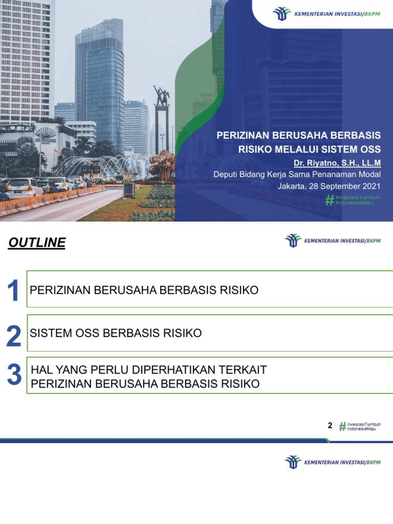 Paparan Dr. Riyatno, S.H., LLM. (OSS RBA Hukumonline) | PDF